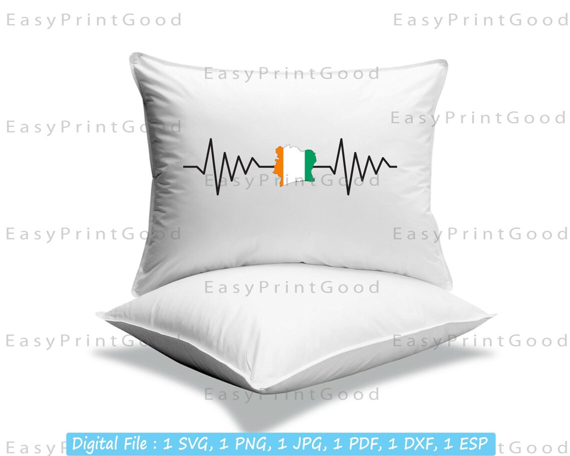 Ivory Coast Flag SVG Bundle: Côte D'ivoire Map, Heart, Waving (cut File ...