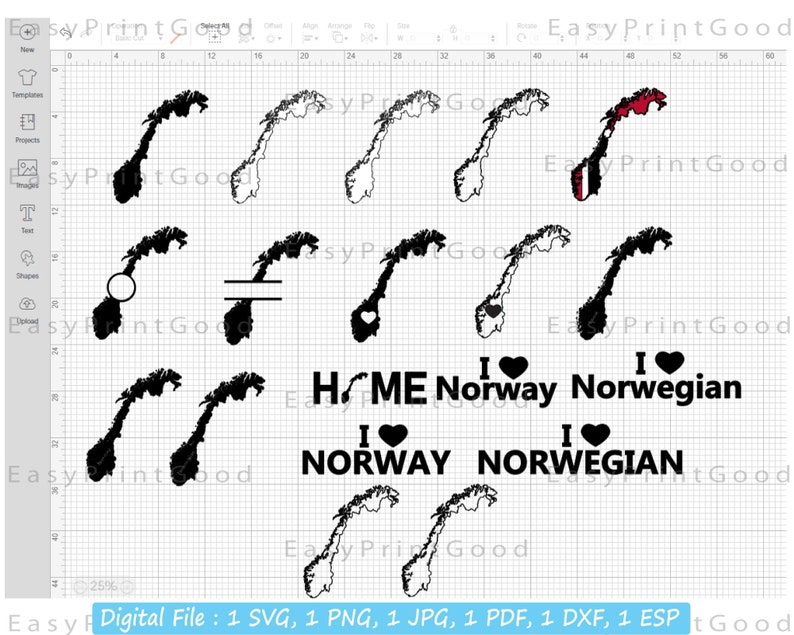 Norway Svg Bundle Norway Svg Norwegian Clipart Norway - Etsy