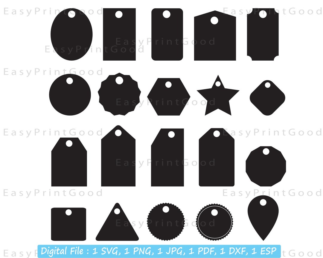 Tags Bundle Svg, Gift Tags Svg, Tags Labels Svg Price Tags Clipart ...