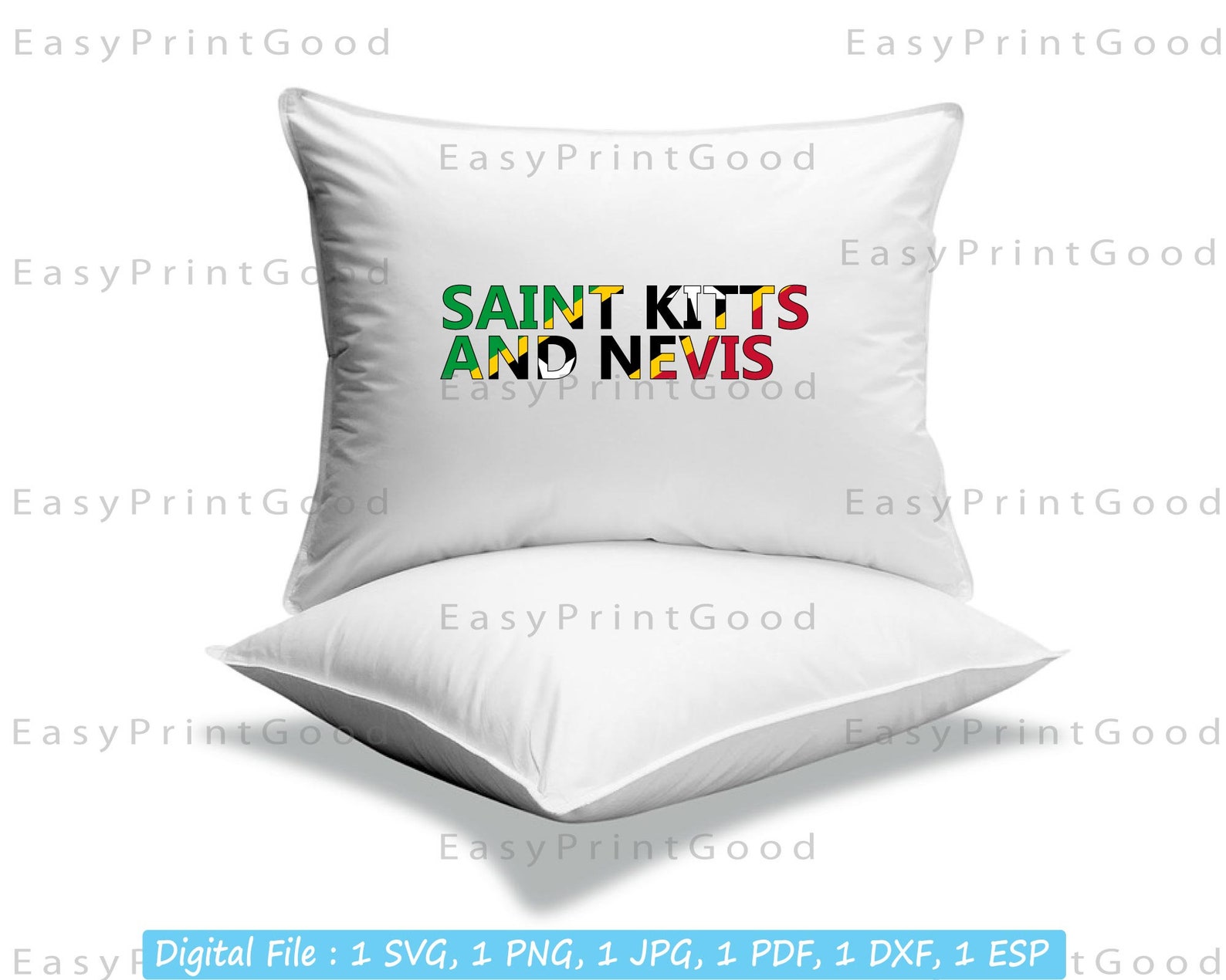 St. Kitts and Nevis Flag Bundle Svg Saint Kitts and Nevis | Etsy