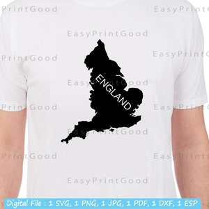 England Svg Bundle, England State Svg, England Outline, England Map ...