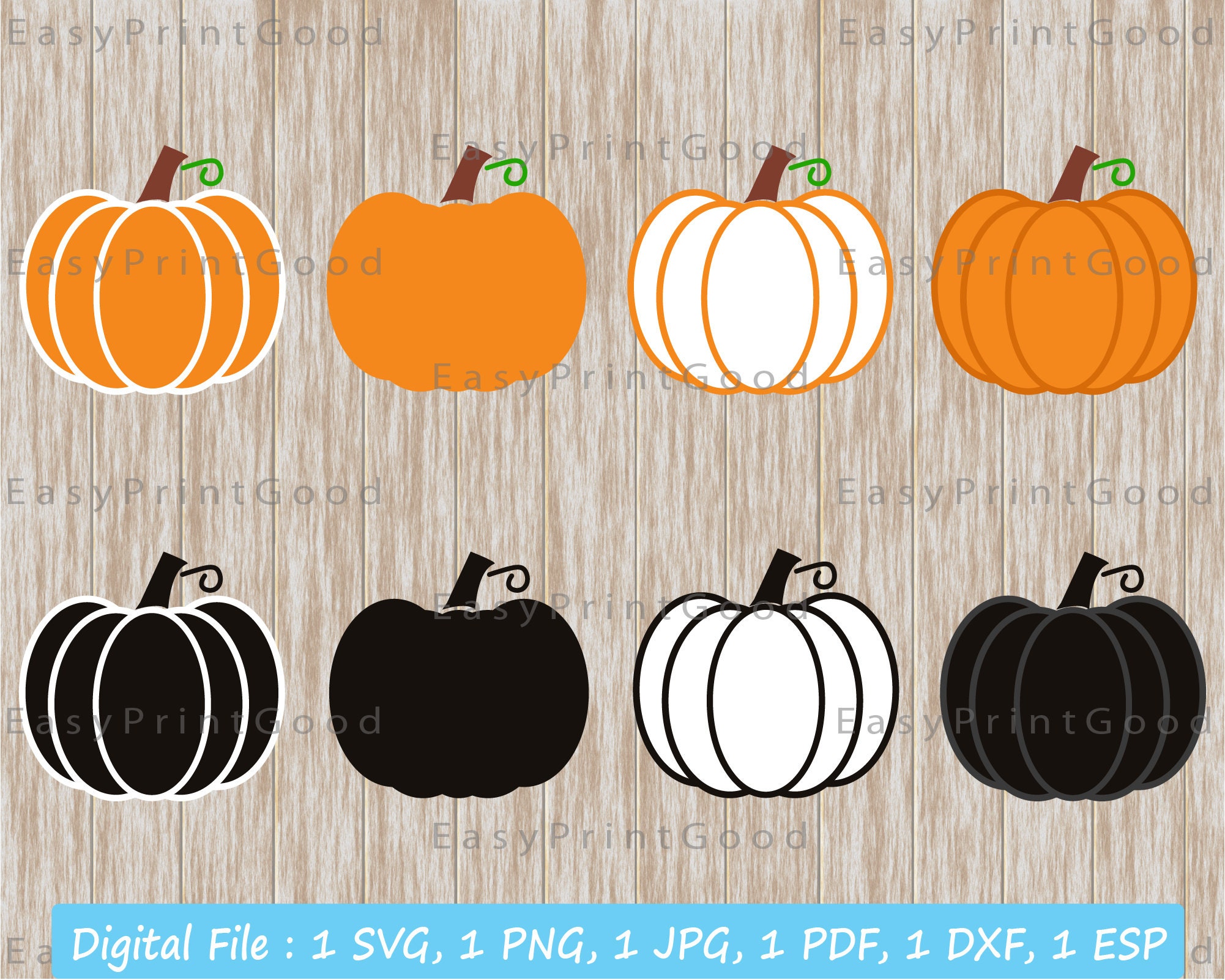 Pumpkin Svg Pumpkin Svg Bundle Pumpkin Clipart Chevron Pumpkin | Etsy