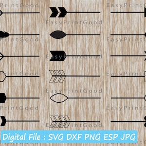 Split Arrow Svg Dxf Split Arrow Svg Split Arrow Digital Clipart Split ...