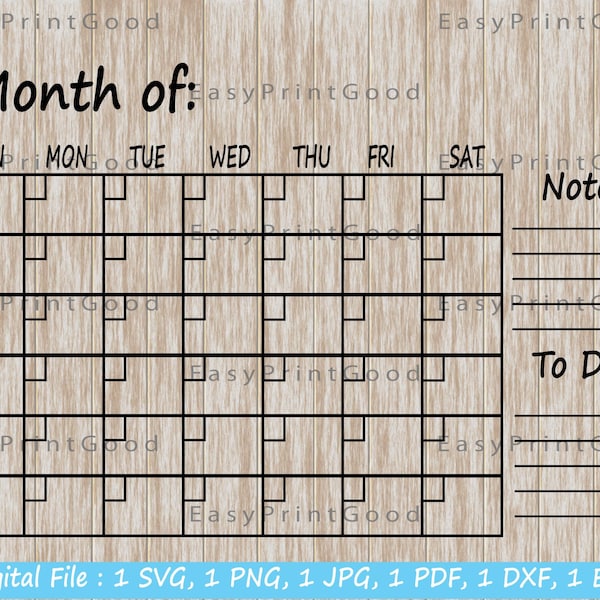 Farmhouse to Do List and Calendar - Etsy