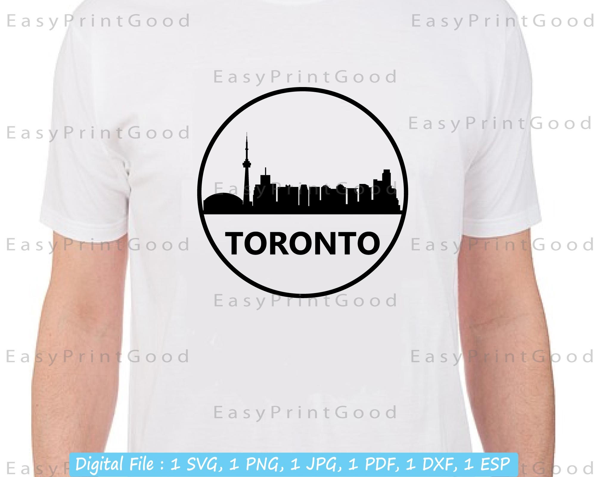 Toronto Skyline Frame Svg Bundle California Skyline Cityscape - Etsy