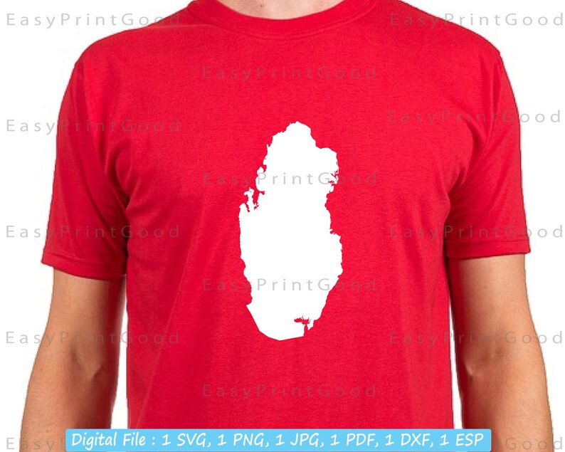 Qatar Svg Bundle Qatar Outline Qatar Map Svg Home Qatar - Etsy