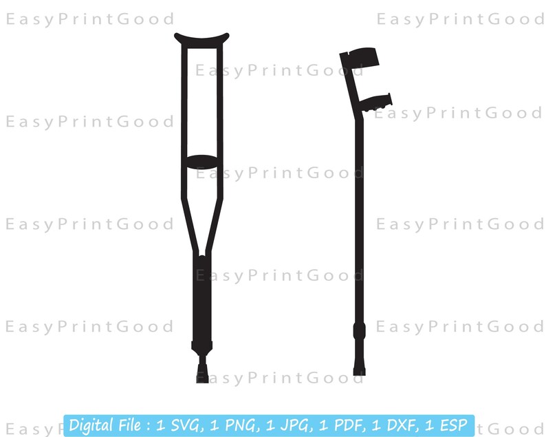 Crutches Svg Bundle Wooden Crutch Medical Crutches Crutch - Etsy