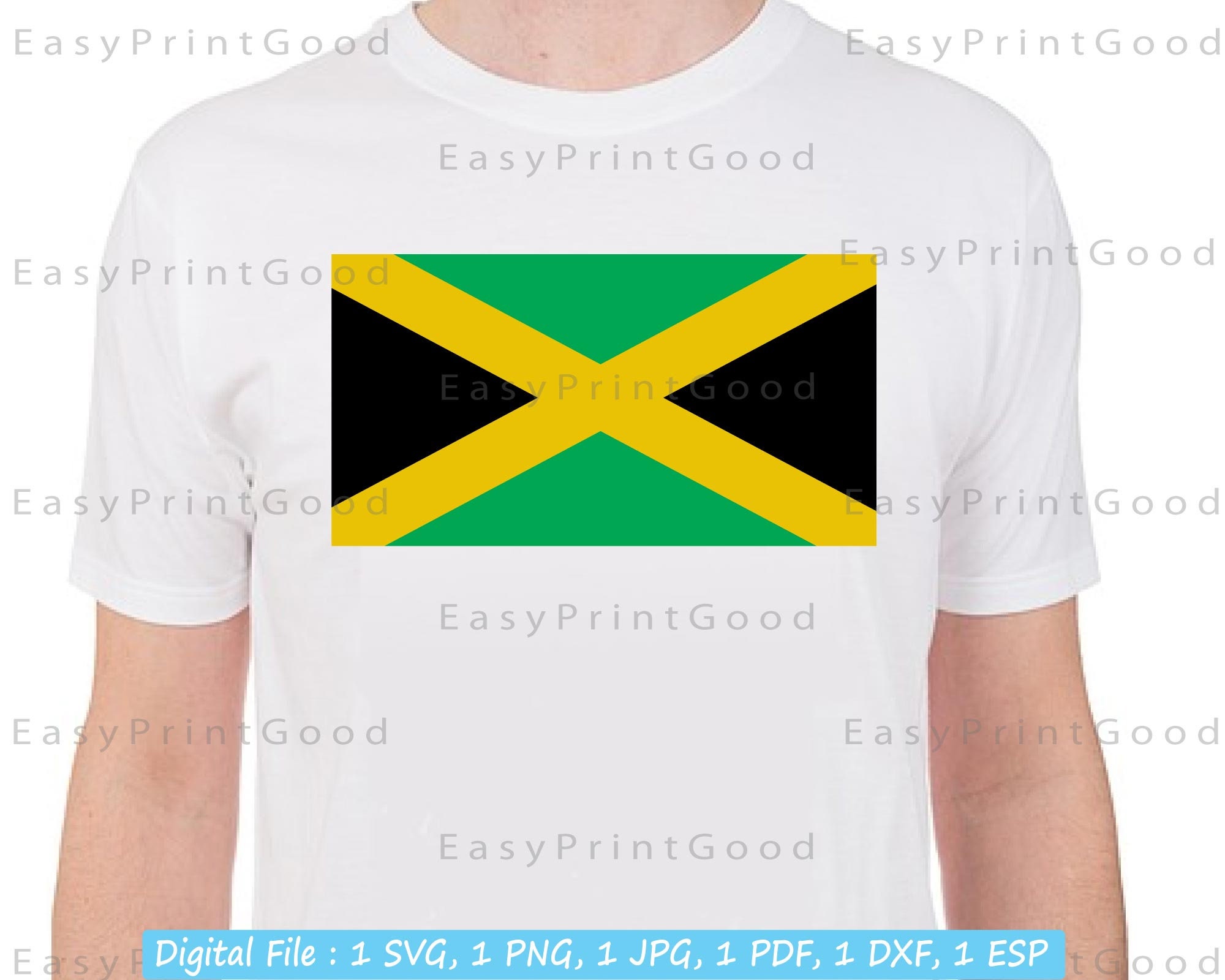 Jamaica Flag SVG Bundle: Heart, Waving, Reggae Designs (digital ...
