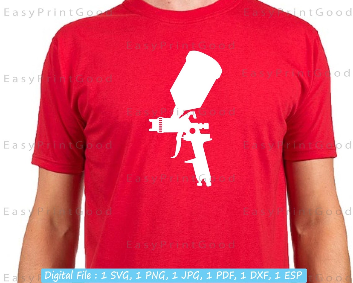 Automotive Paint Gun Svg, Paint Sprayer, Sprey Gun, Sprayer Svg ...