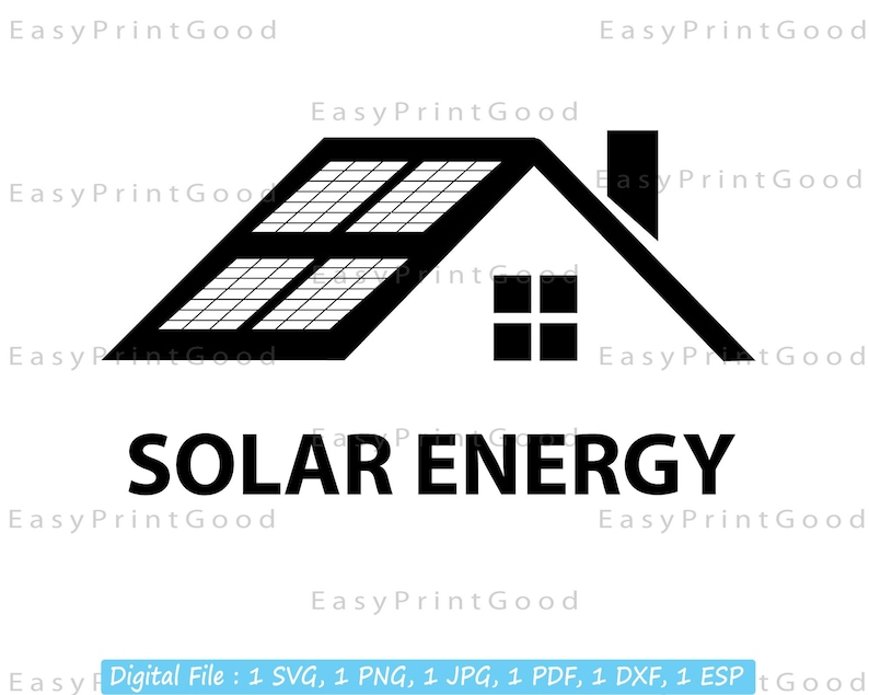 House With Solar Panel Svg Renewable Energy Svg House - Etsy