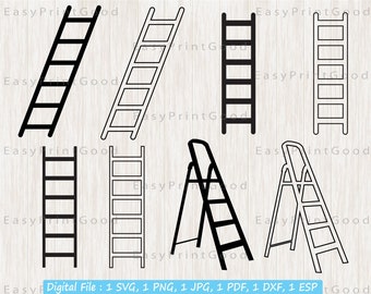 Ladder, Steps, Rail, Climb, Ladders, Work, Decal, Car Decal, Laptop ...
