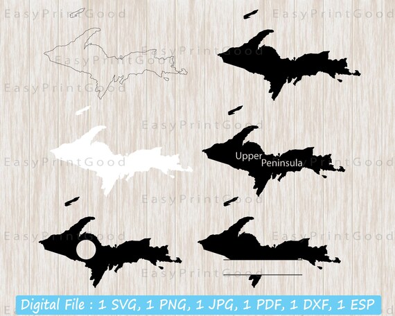 Michigan SVG Bundle Michigan Svg State Clipart Michigan | Etsy Canada