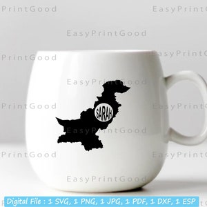 Pakistan Map Svg Bundle, Pakistan Outline, Love, Home, Pakistani ...