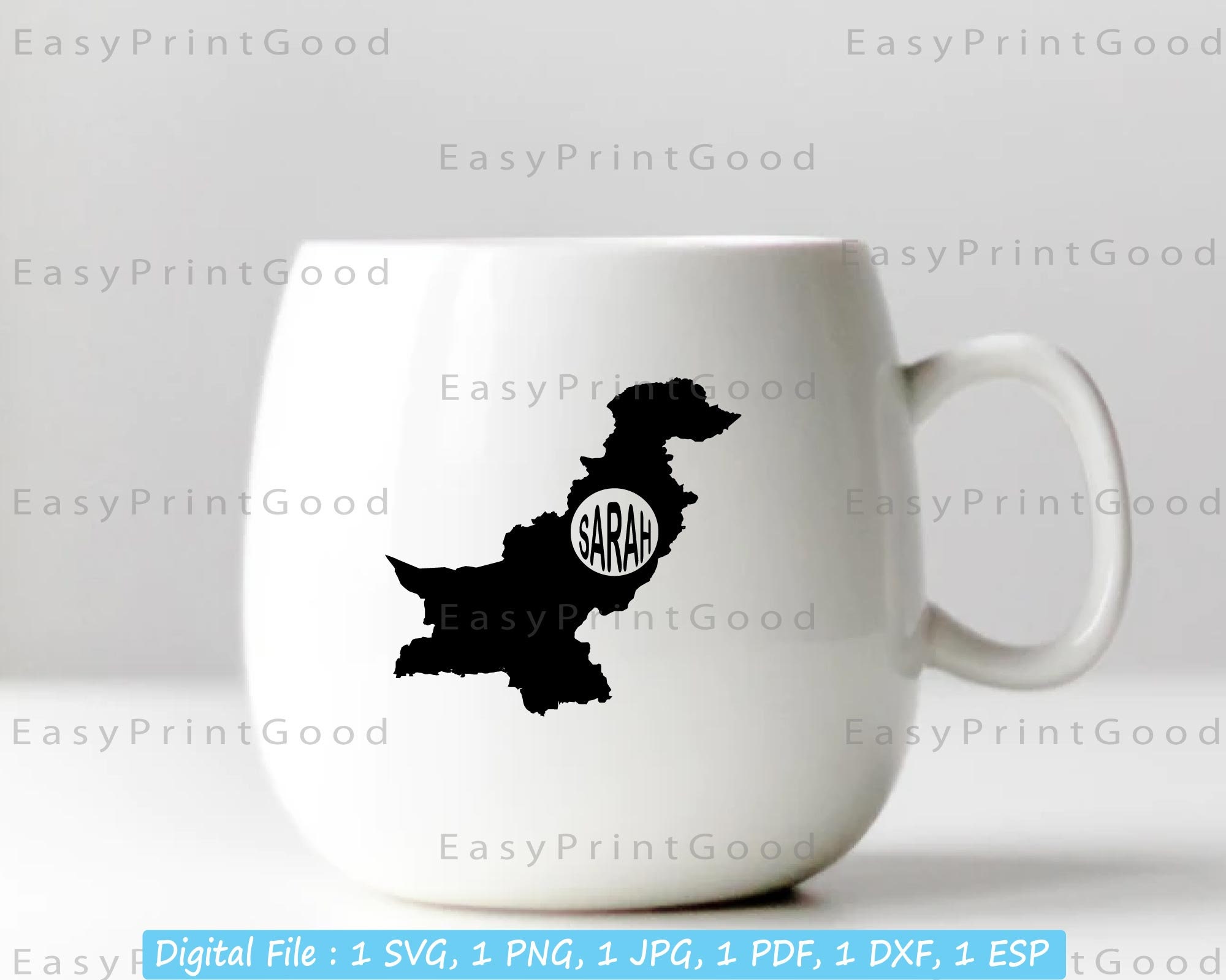 Pakistan Map SVG Bundle: Outline, Flag, Clipart (digital Download) - Etsy