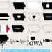 Iowa State SVG Bundle: Map Outline, Home Monogram (cut File) - Etsy
