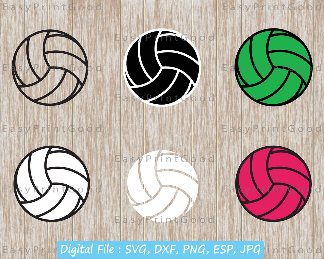 Volleyball Svg, Volleyball Vector, Volleyball Clipart, Volleyball ...