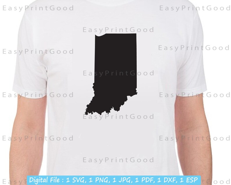 Indiana Svg Bundle 15 Indiana State Svg Indiana Clipart | Etsy
