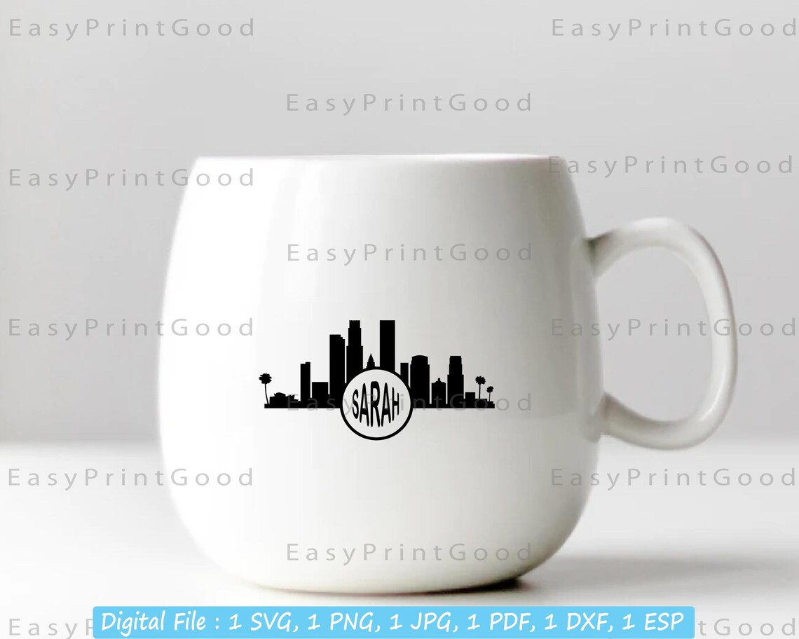 Los Angeles Frame Svg Bundle Los Angeles Svg California - Etsy