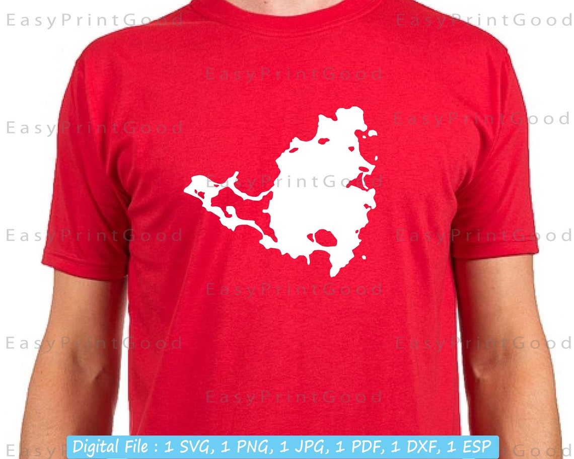 Saint Martin Island SVG Bundle: Map, Flag, Outline (cut File) - Etsy