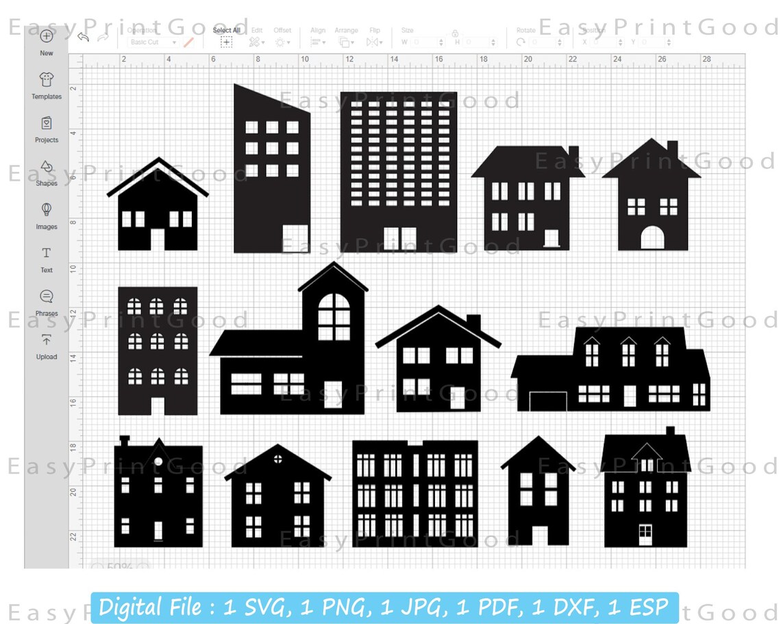 Real Estate Bundle Svg House Svg Building Svg Home Png | Etsy
