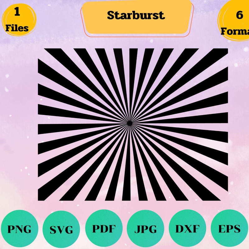 Starburst Stencil - Etsy