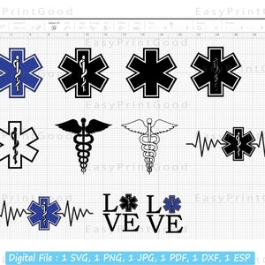 Star of Life Ambulance Medical Logo, Star of Life EMT, Drugs Pharmacy ...