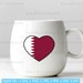 Qatar Flag Svg Bundle, Qatar Name, Qatar National Nation Country Banner ...