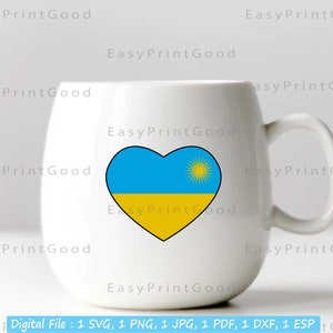 Rwanda Flag Bundle Svg, Rwandan Flag, Love Rwanda, Waving Rwanda ...