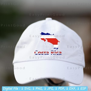 Costa Rica National Flag Svg Bundle, Costa Rica Heart Svg, Map Flag ...