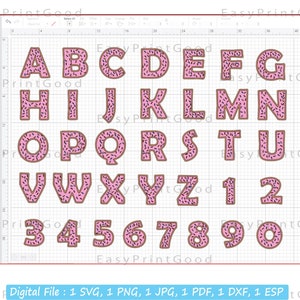 Alphabet Donut Svg, Number Donut Svg, Donut Font Svg Files, Letter Svg ...