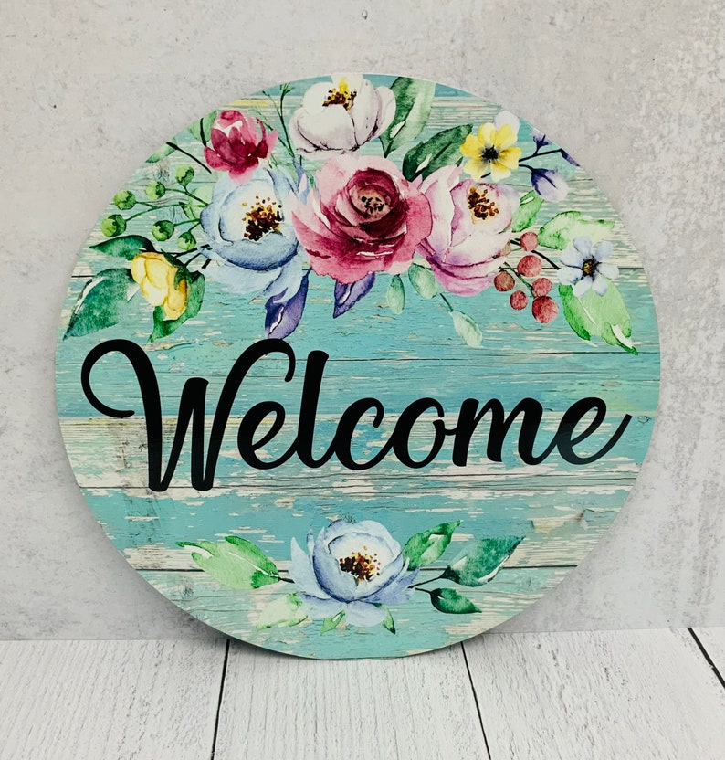 Welcome Sign Wreath Sign Spring Sign Summer Sign Home - Etsy
