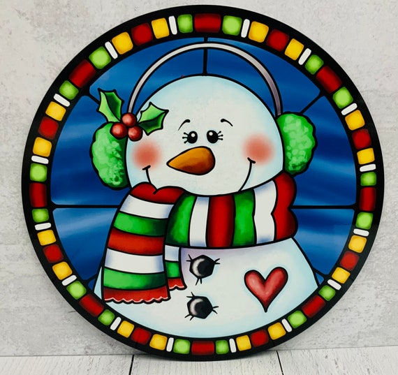 Snowman Winter Sign Christmas Sign Christmas Decoration - Etsy