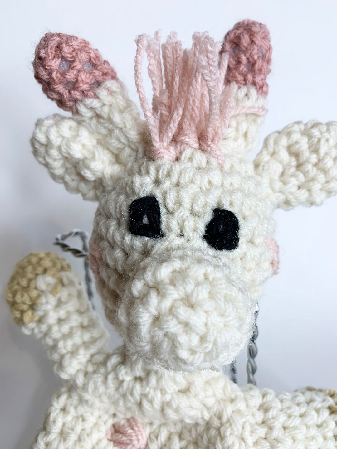 Giraffe Lovey Stuffy Animal Baby Giraffe Toy Baby Stuffy Crochet ...