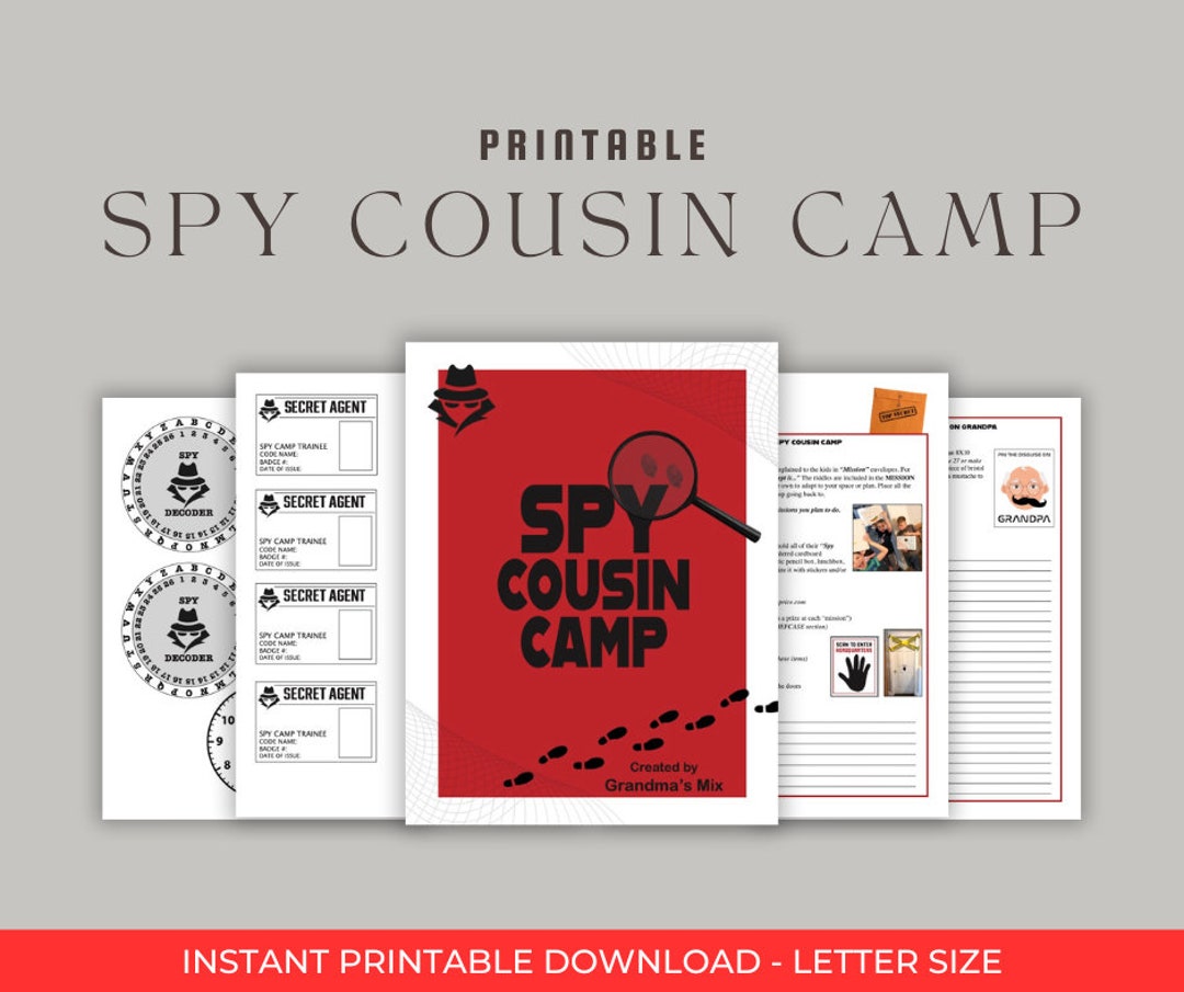Cousin Camp - Spy Edition - Simple Fun Plans for Grandkids - Summertime ...
