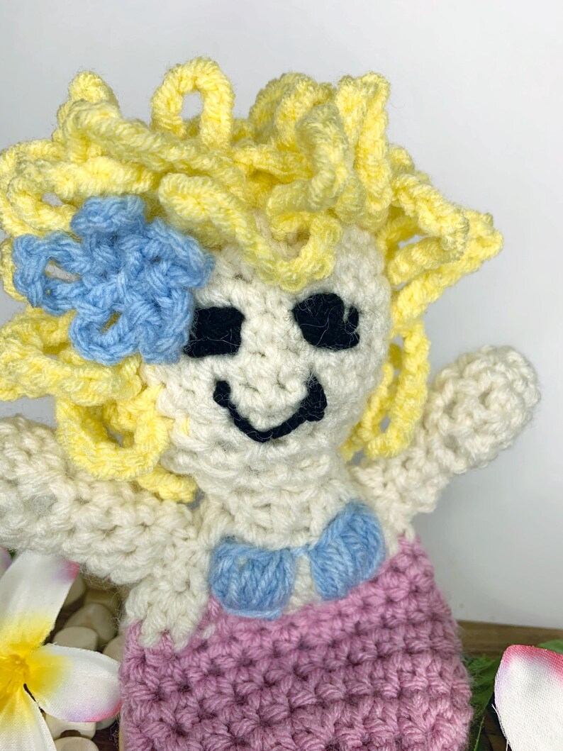 Mermaid Lovey - Stuffy Doll - Baby Mermaid Toy - Baby Stuffy - Crochet ...