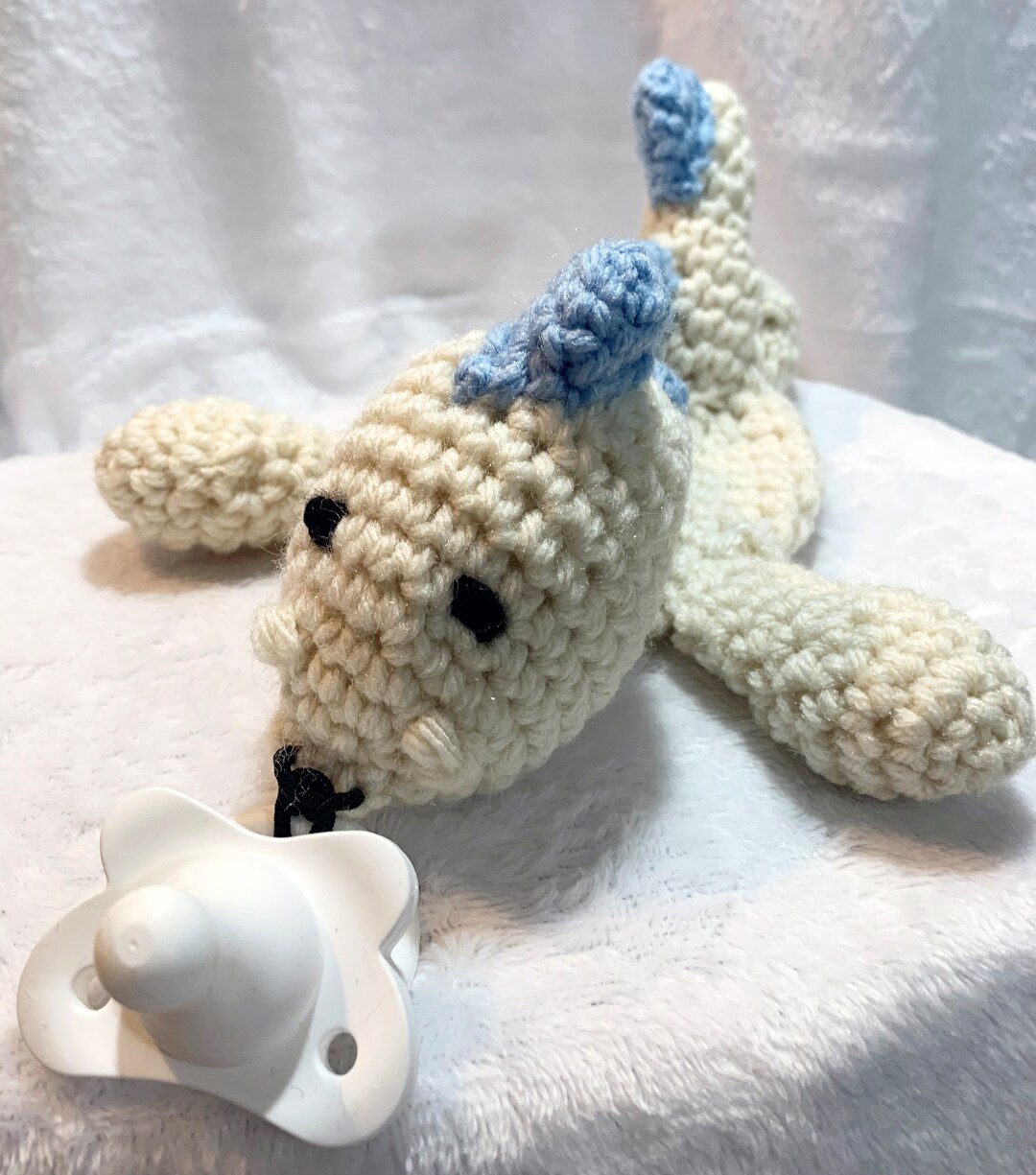 Dragon Pacifier Clip Pacifier Lovey Pacifier Animal Pacifier Holder ...