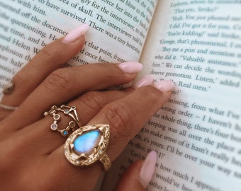 Rain Drop Ring - Etsy