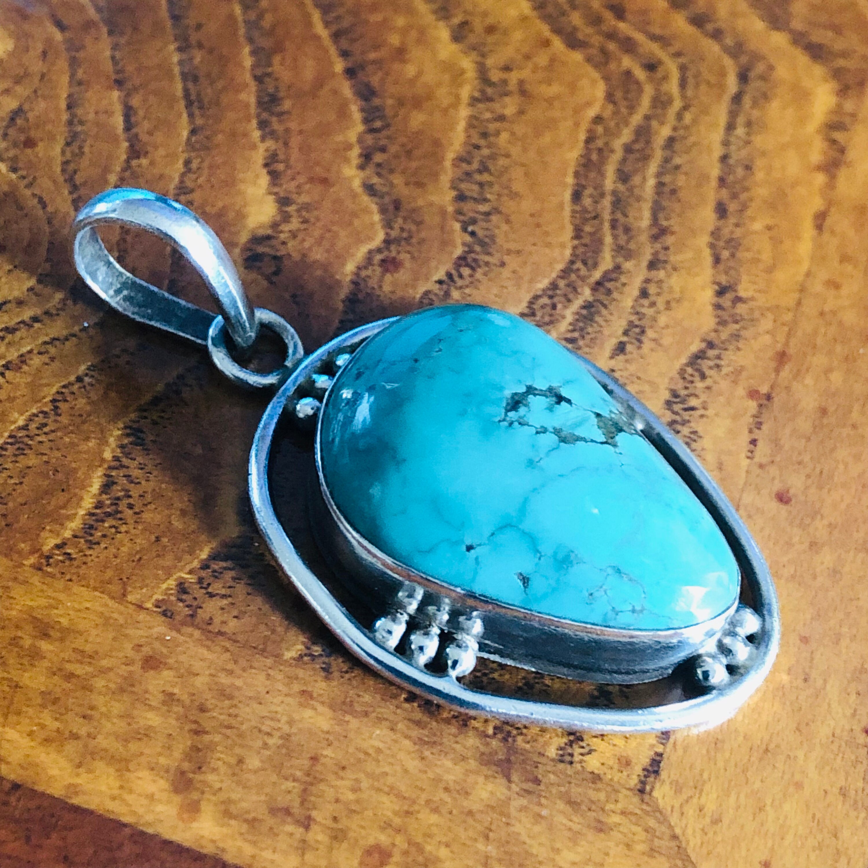 Vintage Native American Navajo Mary Dayea MD 925 Sterling Turquoise ...