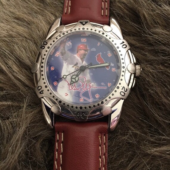 Vintage 1998 MLBP Mark McGwire Home Run Hero watch - Gem