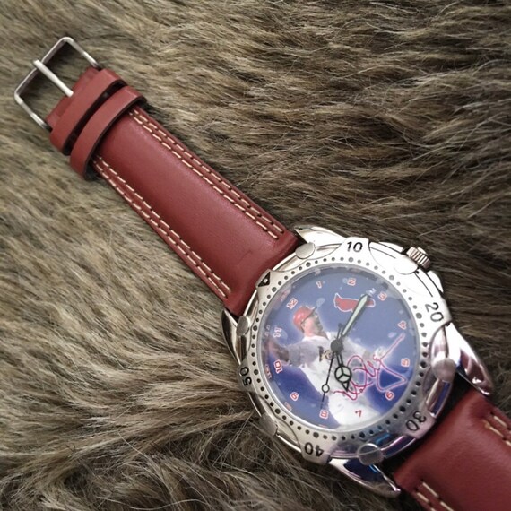 Vintage 1998 MLBP Mark McGwire Home Run Hero watch - Gem