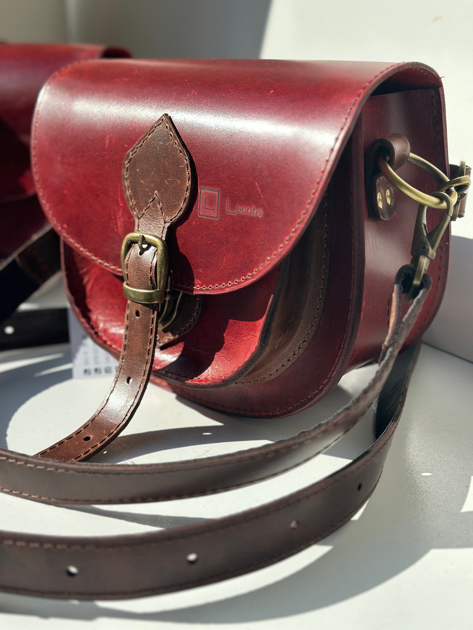 Handmade Leather Crossbody Bag, Leather Bag, Woman Leather Bag, Elegant ...
