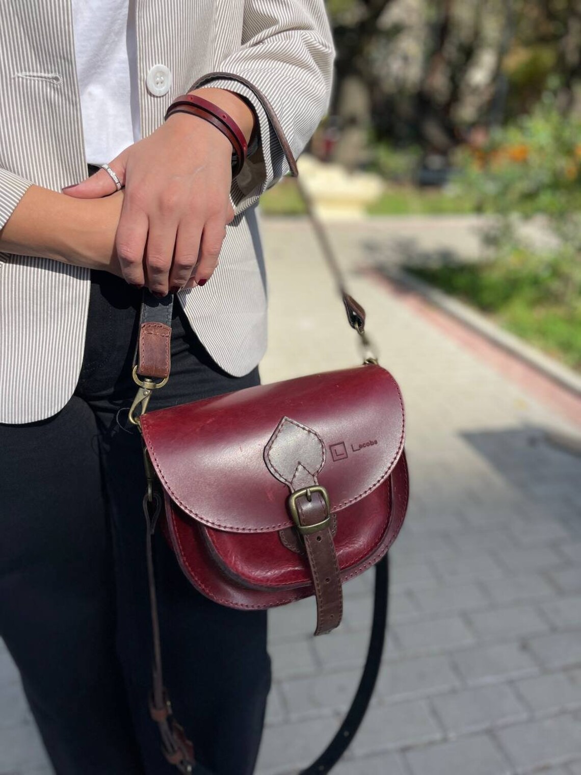 Handmade Leather Crossbody Bag, Leather Bag, Woman Leather Bag, Elegant ...