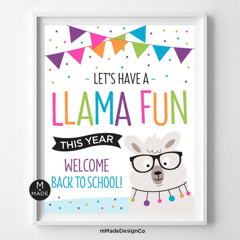 Llama Banner - Etsy