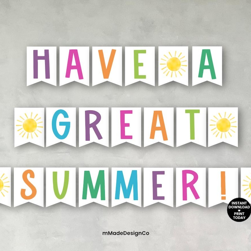 Summer Banner - Etsy
