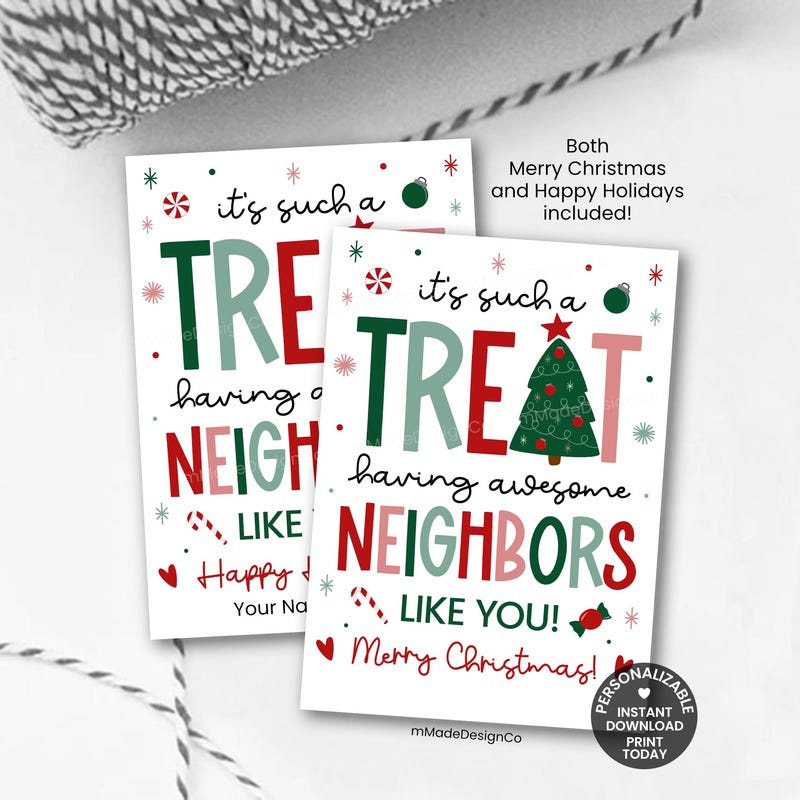 Neighbour Tree Ornament - Etsy