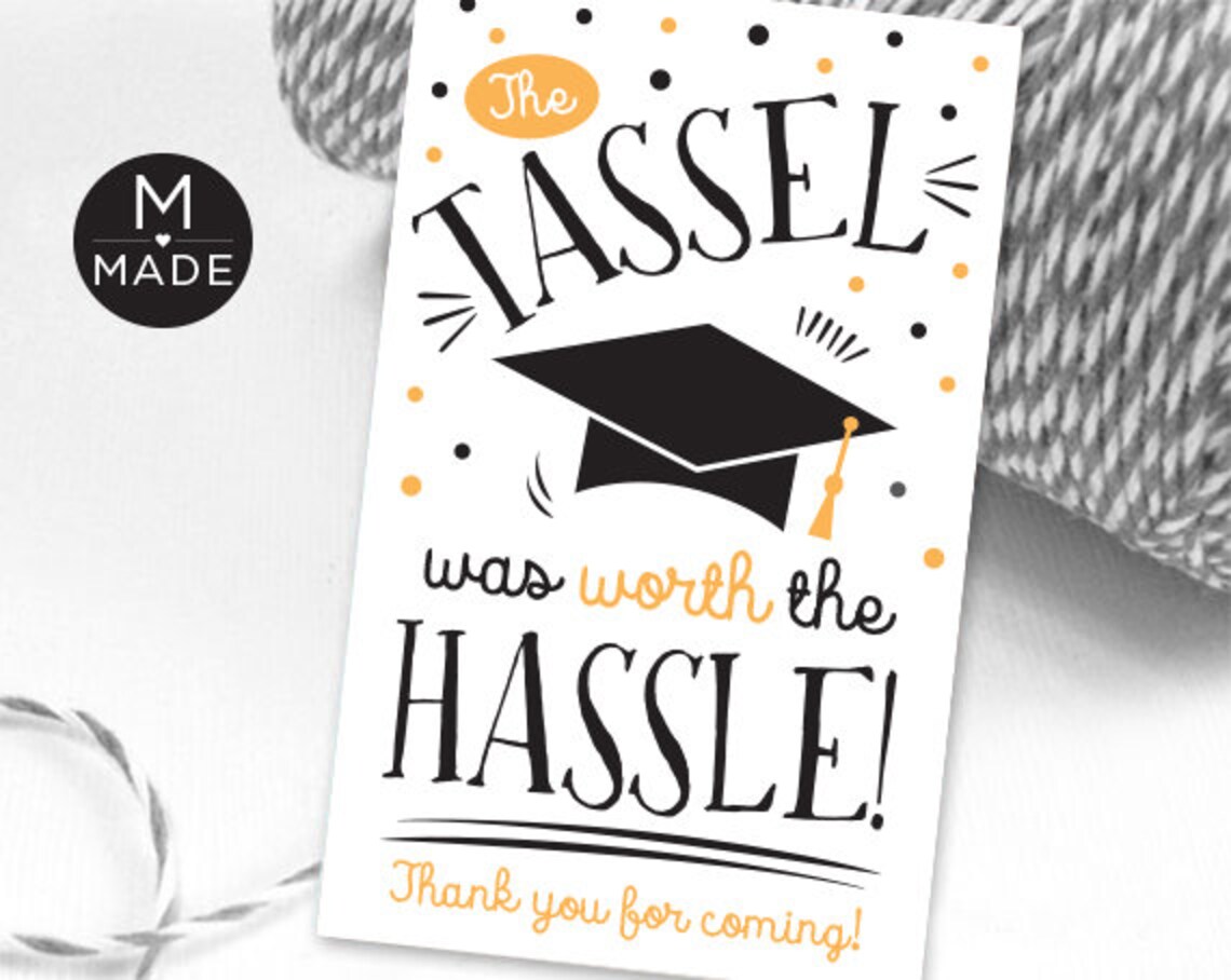 Printable Graduation Tag Graduation Tags Grad Favor Tag | Etsy