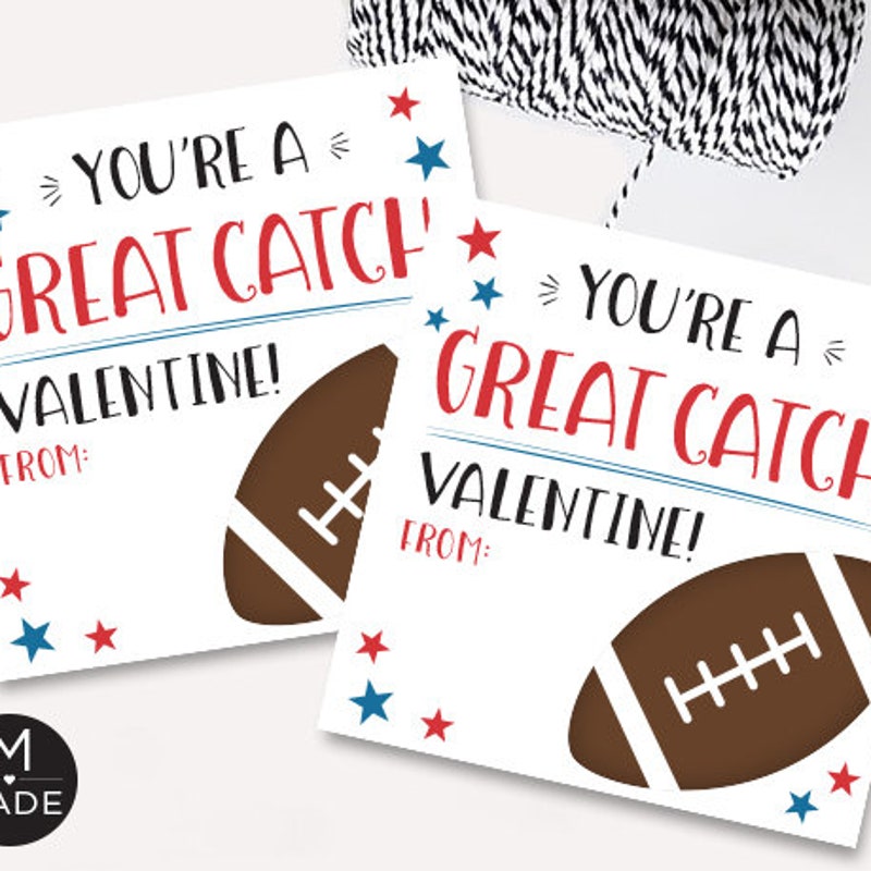 Football Valentine - Etsy