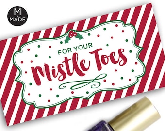 Mistle Toes Printable - Etsy