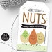 Nuts Gift Tags for Business Marketing We're Totally Nuts About Your ...