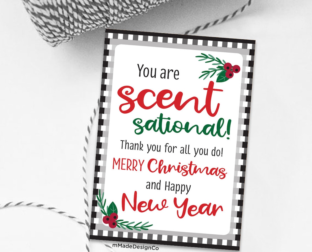 Scentsational Gift Tags Christmas Tags Candle Lotion Perfume Poutpourri ...